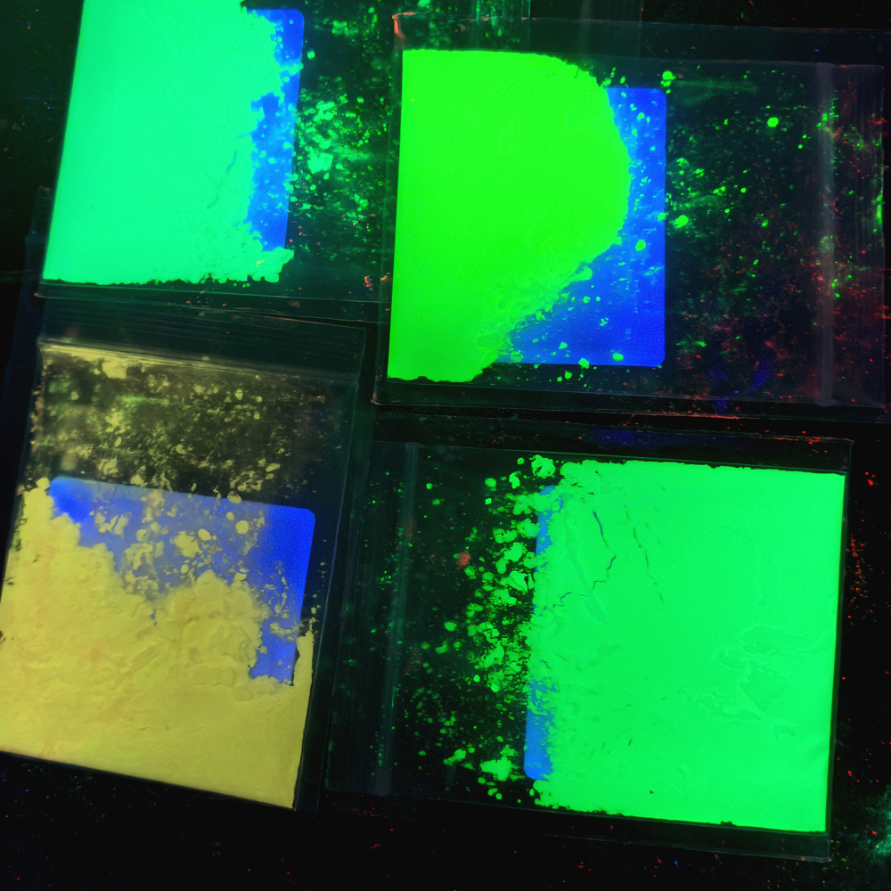 China UV Fluorescent Pigment 254nm Red Green Yellow Blue UV Invisible ...